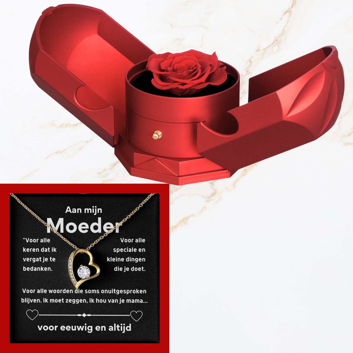 Eeuwige Roos Doos - Aan mijn Moeder - MOEDERDAG CADEAU – Amelia Sieraden